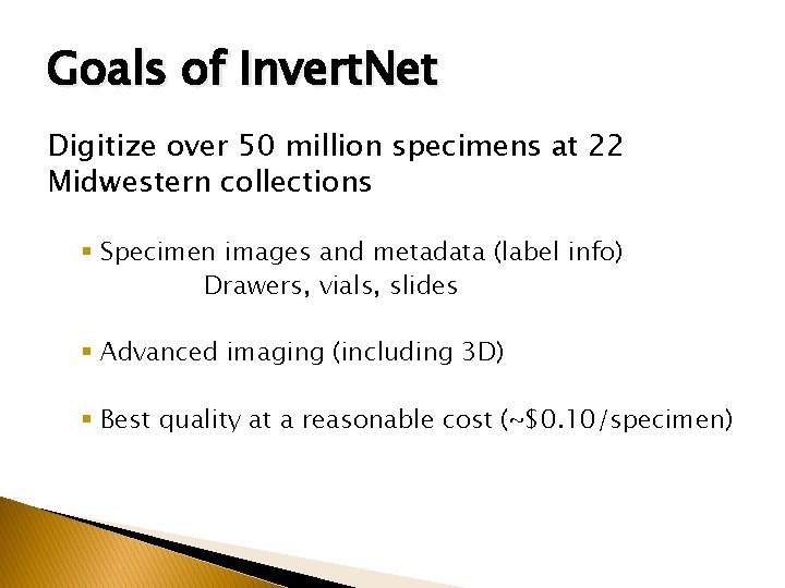 Community Assisted Digital Imaging of Insect Specimens Public
