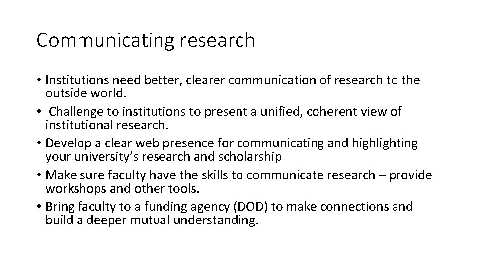 How to advocate for scholarly research JMU brings