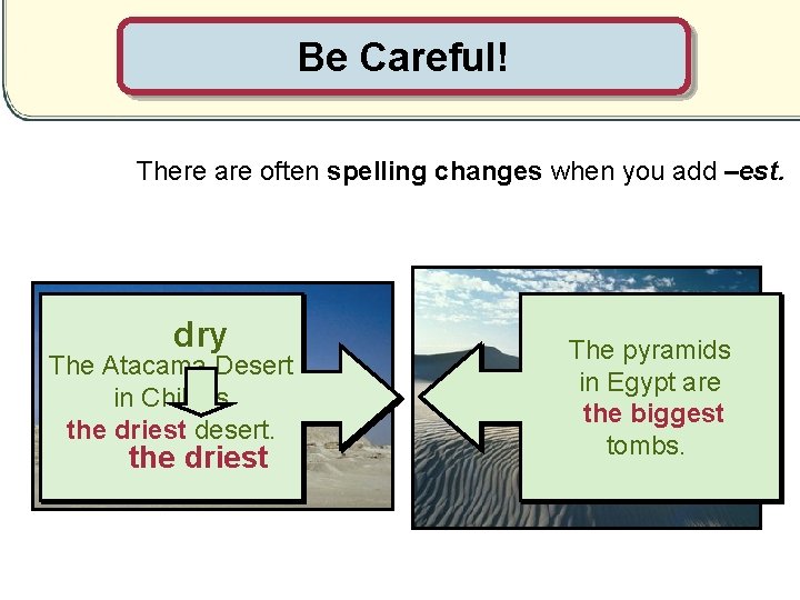 UNIT 21 Adjectives Superlatives Around the World in