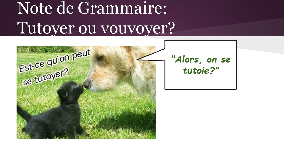 Welcoming Someone Bienvenue chez moi Bienvenue chez nous