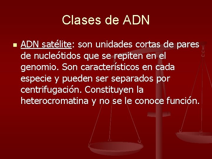 ADN ACIDO DESOXIRRIBONUCLEICO Introduccin n Constituye la porcin