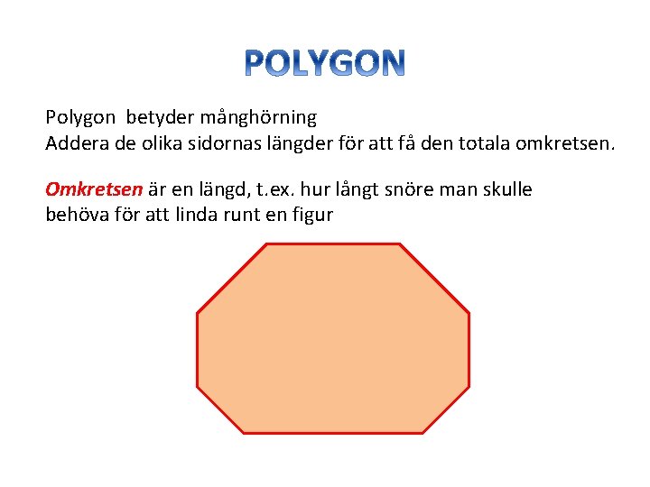 Kapitel 5 Geometri manada se 5 1 Omkrets
