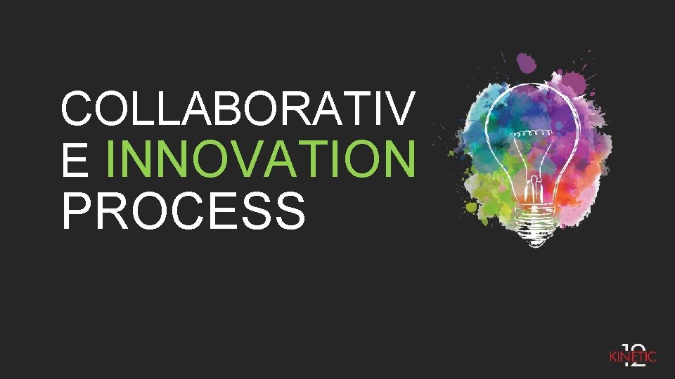 COLLABORATIV E INNOVATION 2018 foodservice best practice CI