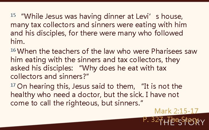 The Life of Jesus Last Sunday Jesus birth