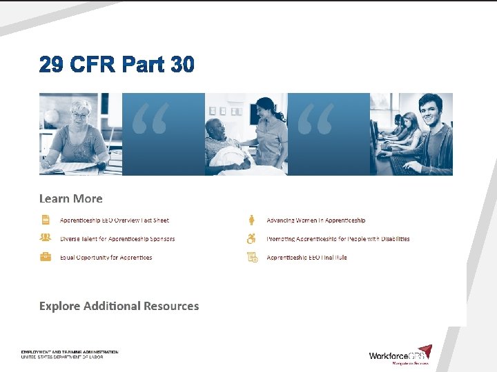 Revised 29 CFR Part 30 Enter your location