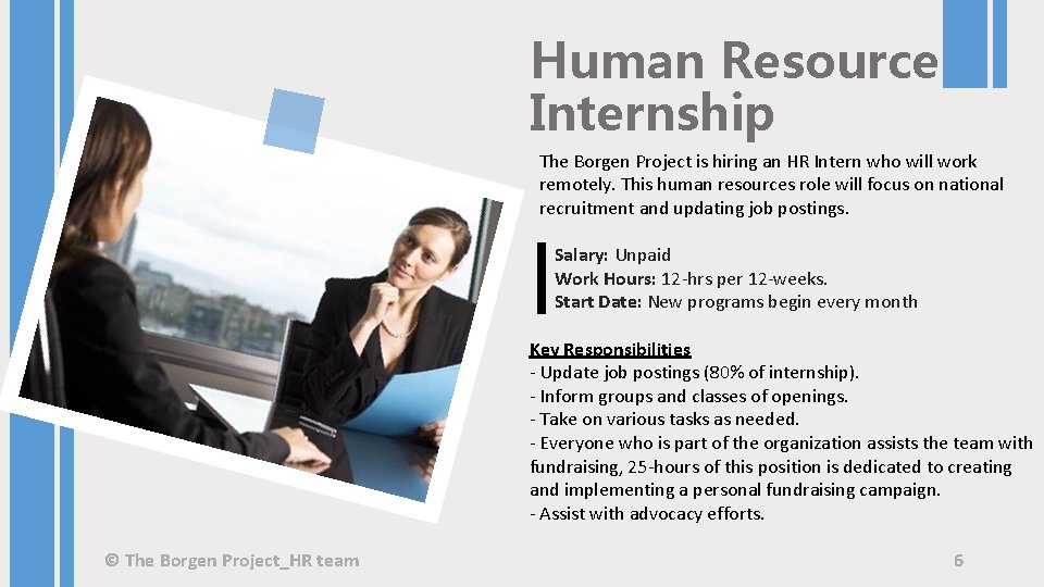 The Borgen ProjectHR team 1 2020 The Borgen