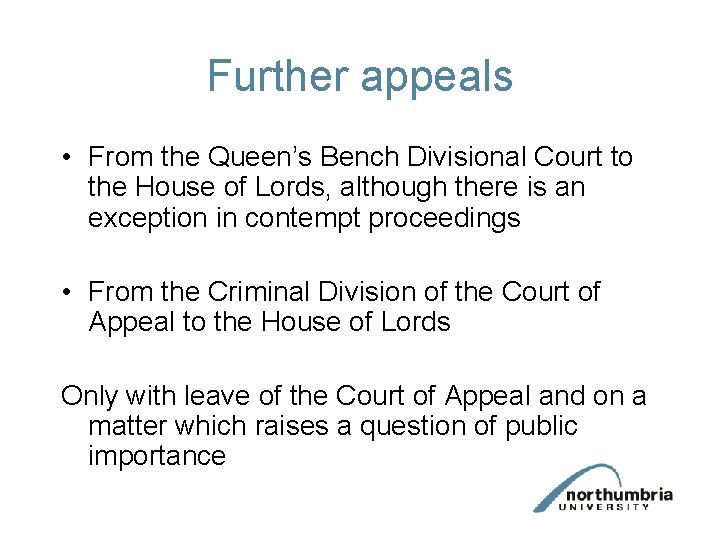 English Legal System The Court System in England