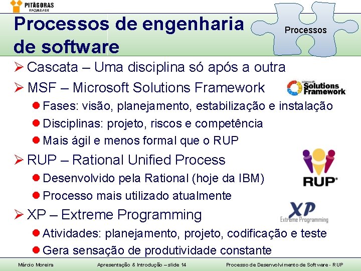 Processo de Desenvolvimento de Software RUP Apresentao Introduo