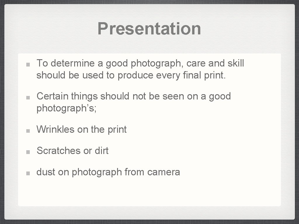 How to Critique a photograph Three Main Questions