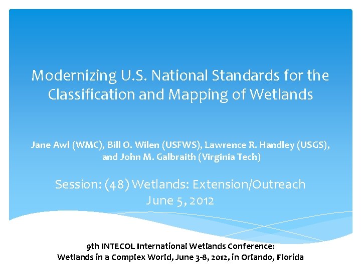 Modernizing U S National Standards for the Classification