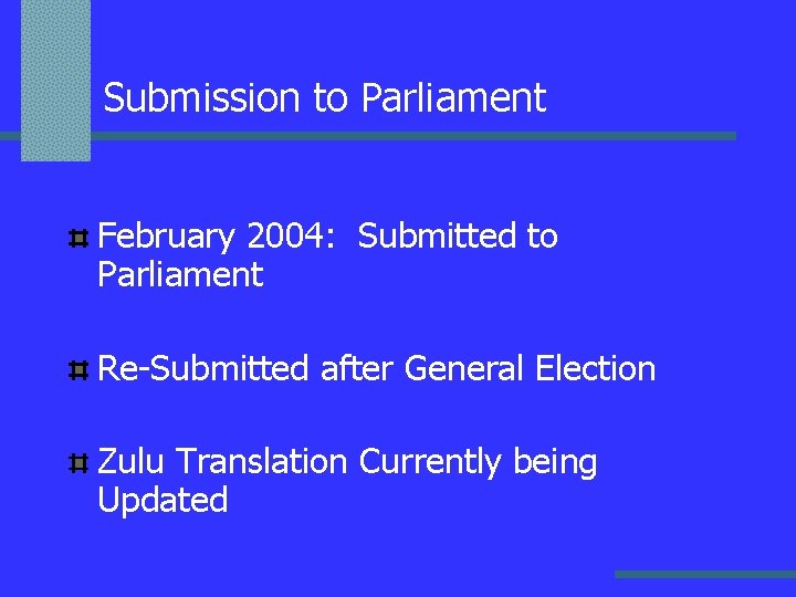 Energy Regulator Bill Presentation to Parliamentary Portfolio Committee