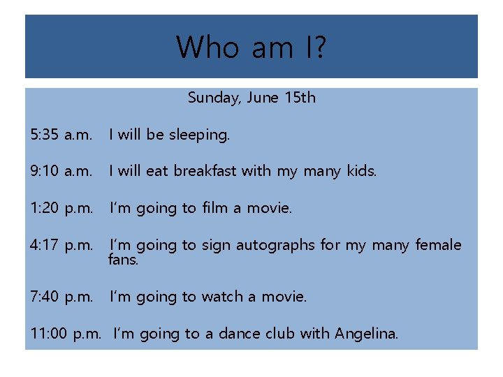 Celebrity Schedules Celebrity Schedules You should use v