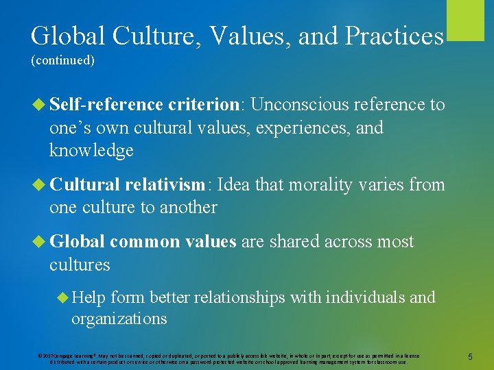 Chapter 10 Globalization of Ethical Decision Making 2017