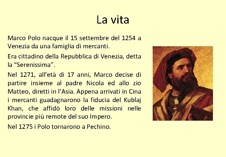 MARCO POLO di Sofia Colombini Michelangelo Lupoi Angelica