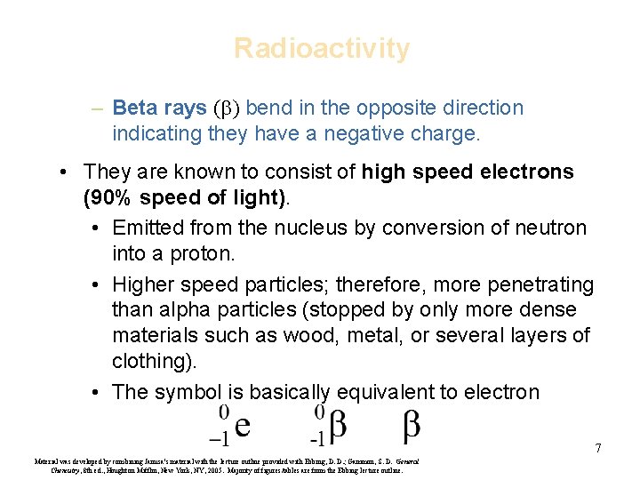 Section 20 Nuclear Chemistry 1 Material was developed