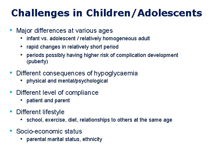 The Challenges of Treating Diabetes in Childhood Dr