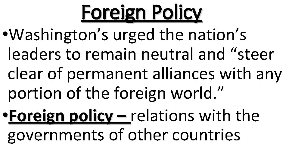 Cornell Notes Remaining Neutral The war between France