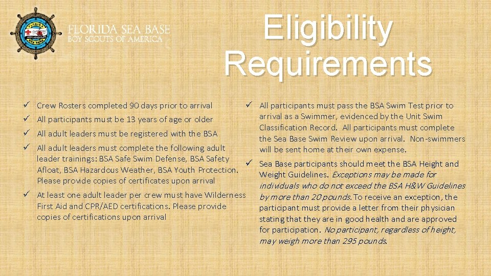 Florida Keys Adventure Brief History of Sea Base