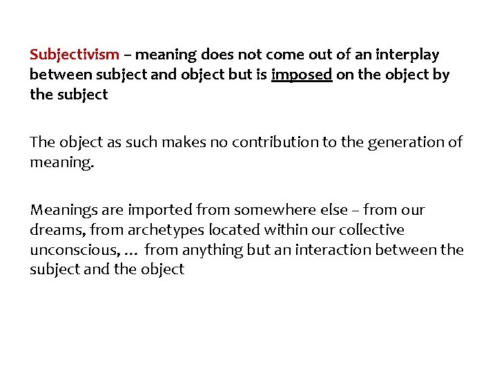 THE RESEARCH PROCESS Crotty M 1998 The Foundations