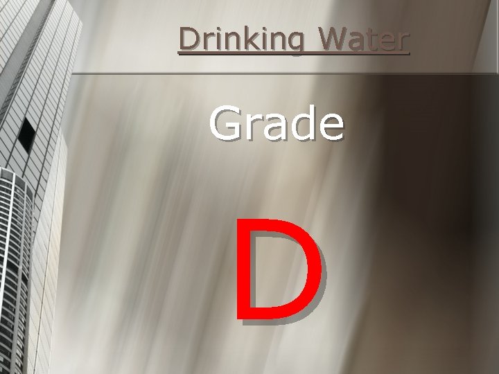 Changing Populations Infrastructure n The basic facilities and