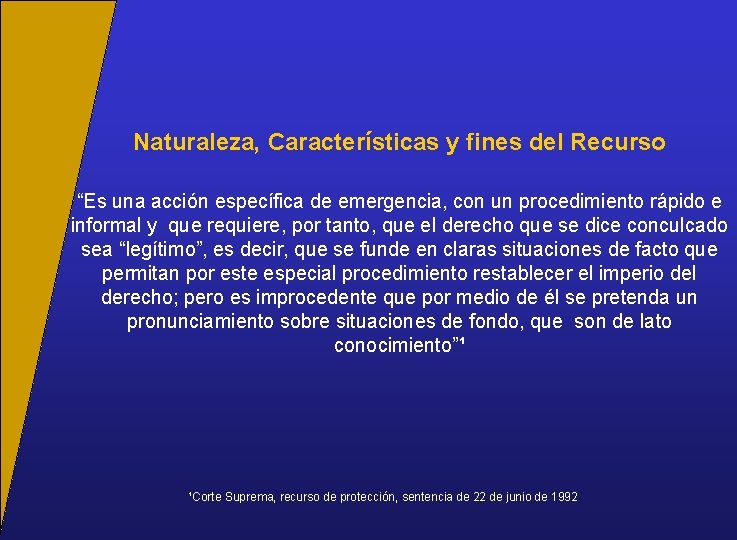 ACCIN DE PROTECCIN Accin que tiene por objeto