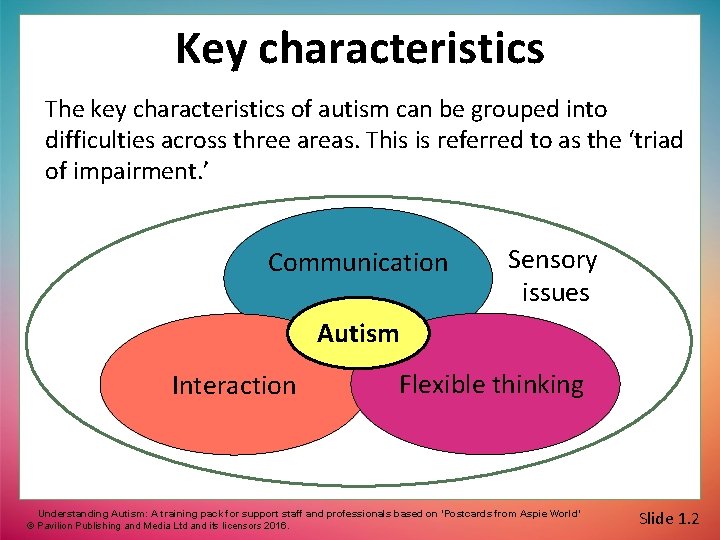 What is autism A range of ways of