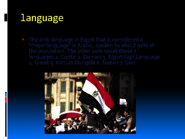 WELCOME TO EGYPT By Julio Leon Facts about