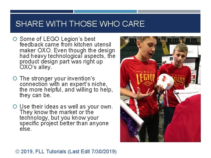 TAKING YOUR INNOVATION PROJECT TO THE NEXT LEVEL