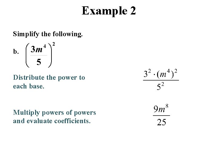 Lesson 4 2 Division Properties of Exponents WarmUp