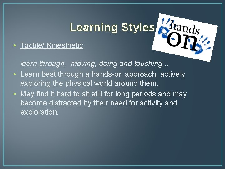 What is your LEARNING STYLE Metacognition Metacognition is