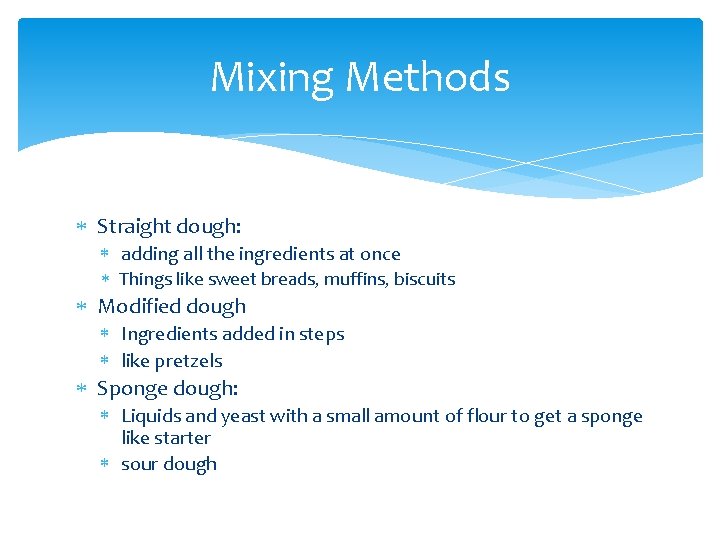 Yeast Breads Scale Measuring Use a scale to