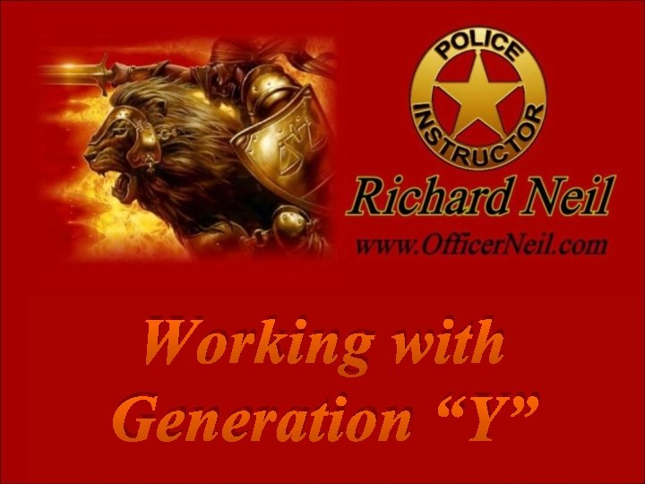 Working with Generation Y You lead students through