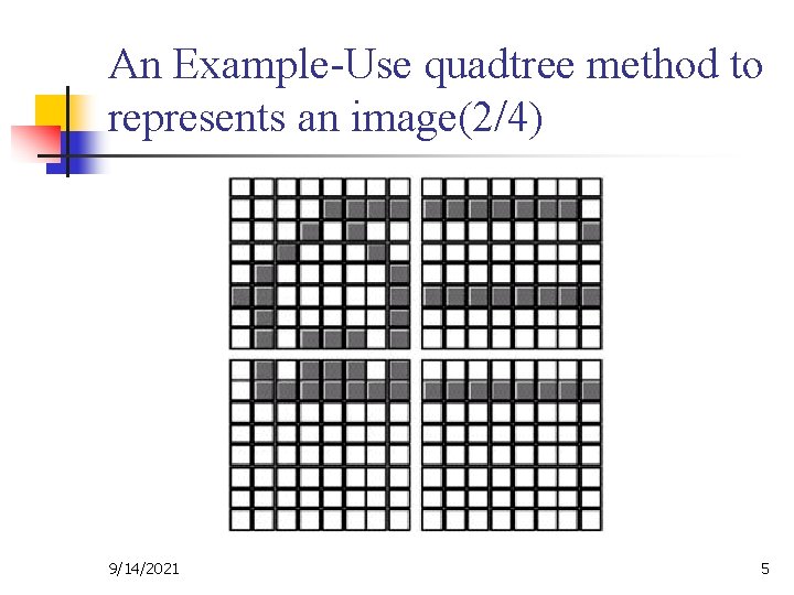 A QuadtreeBased Representation Technique for Indexing and Retrieval