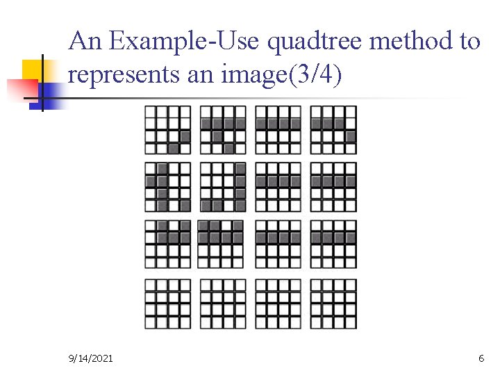 A QuadtreeBased Representation Technique for Indexing and Retrieval