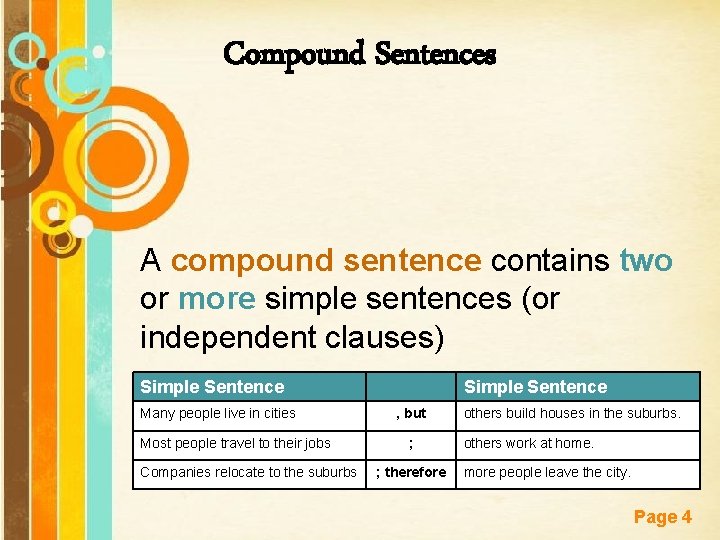 Sentence Structure Review Free Powerpoint Templates Page 1