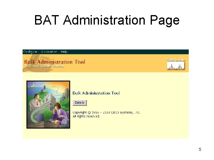 Bulk Administration Tool BAT Installation and Configuration By