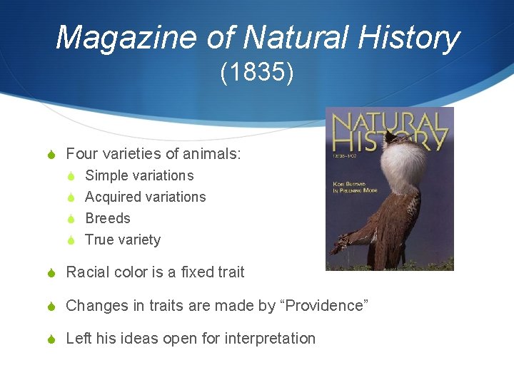 Edward Blyth 1810 1873 S Early Life S