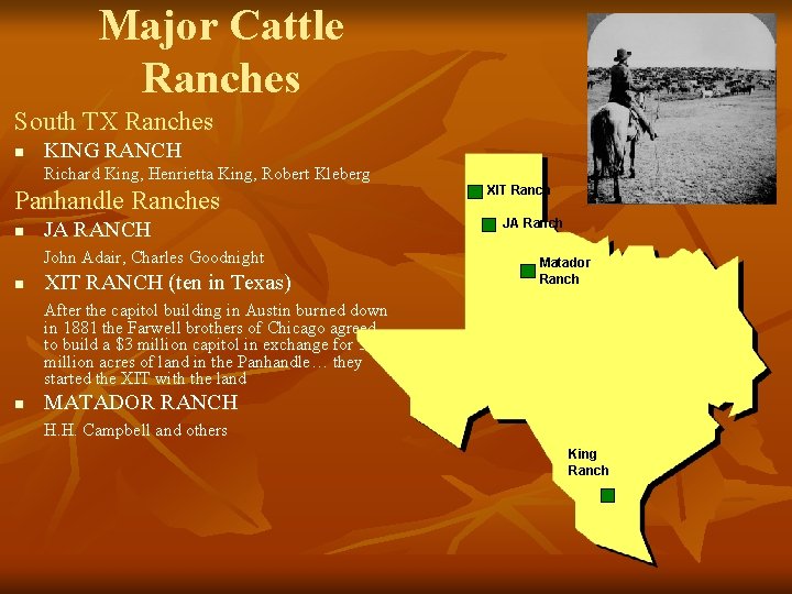 Cattle Drives A Visual History Beginnings of the