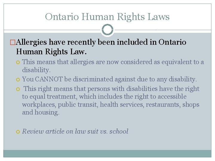 Provincial Legislation SABRINAS LAW RYANS LAW GOOD SAMARITAN