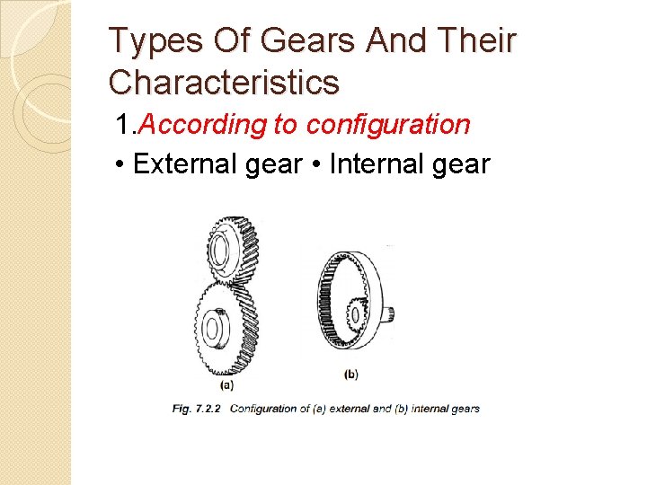 Gear Cutting Operations Basic Purpose Of Use Of