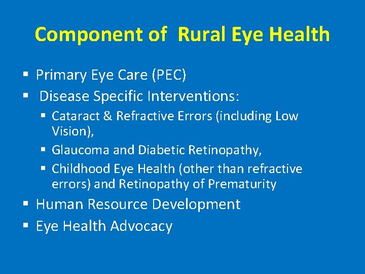 Innovative ideas to prevent control NonCommunicable Diseases through