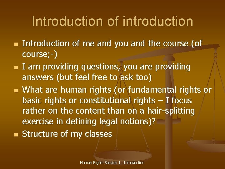 Human rights 1 Introduction Human being and her