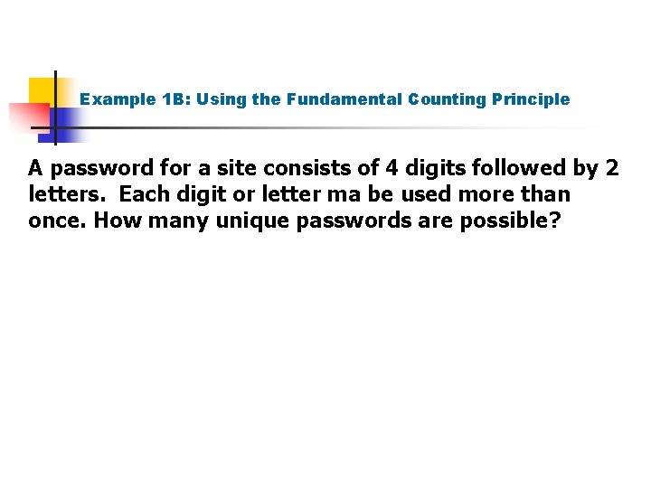 warm up n n How many possible pizzas