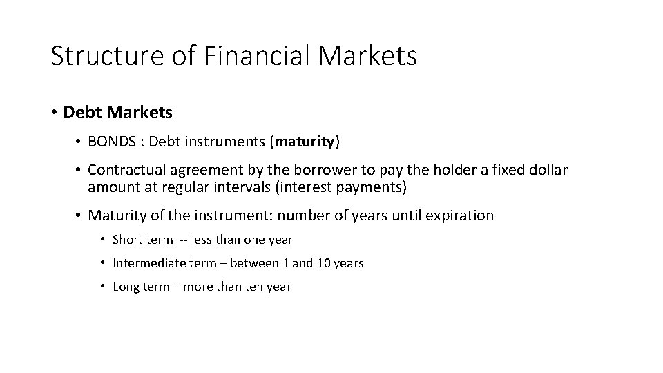 Money and Banking Chapter 2 An Overview of