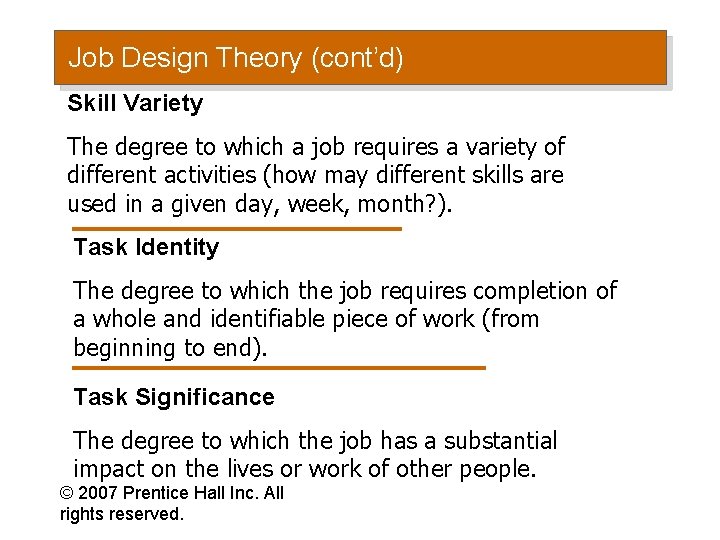 Organizational Behavior Lecture 8 Dr Amna Yousaf Ph