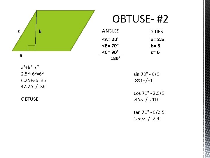 THE LEANING TOWER OF TRIGONOMETRY By Leslie Ryan