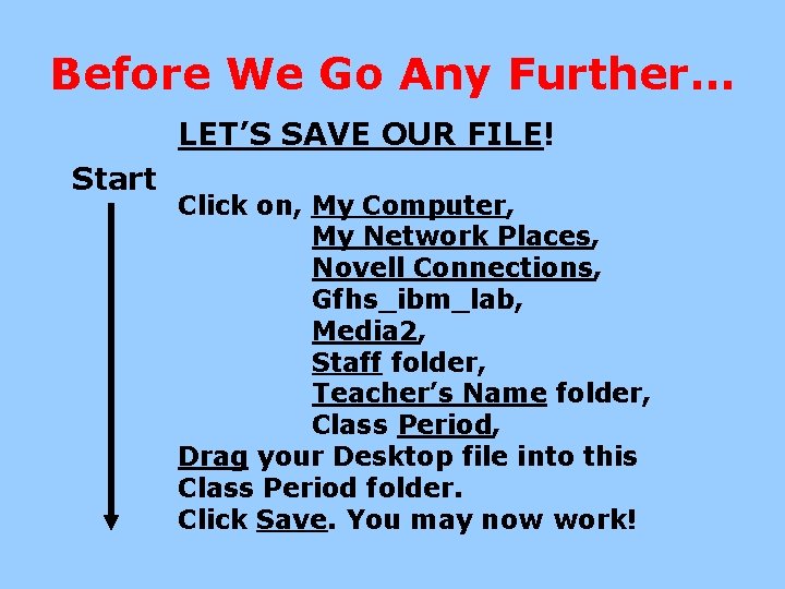 Designing Power Point Presentations Beginning a Power Point