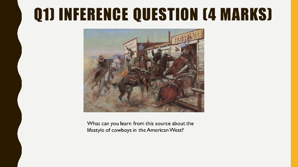 YEAR 11 AMERICAN WEST REVISION PART ONE REVISION