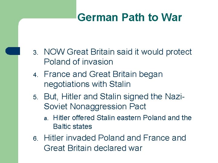 World War II German Path Japanese Path German