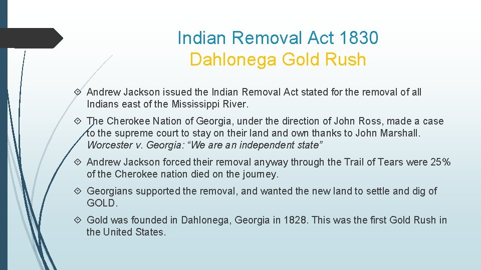 Westward Expansion Overview Georgias 5 Capitals Georgia has